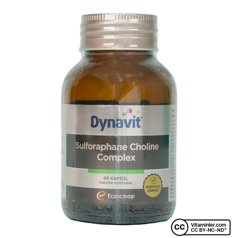 Dynavit Sulforaphane Choline Complex 60 Kapsül - Enginar Ekstresi