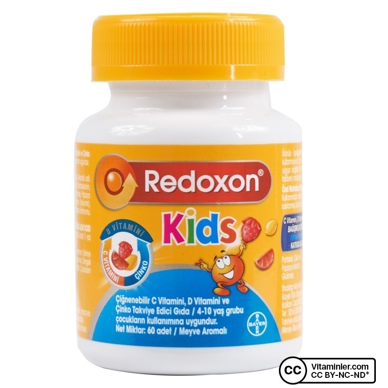 Redoxon Kids 60 Çiğnenebilir Form - C Vitaminleri