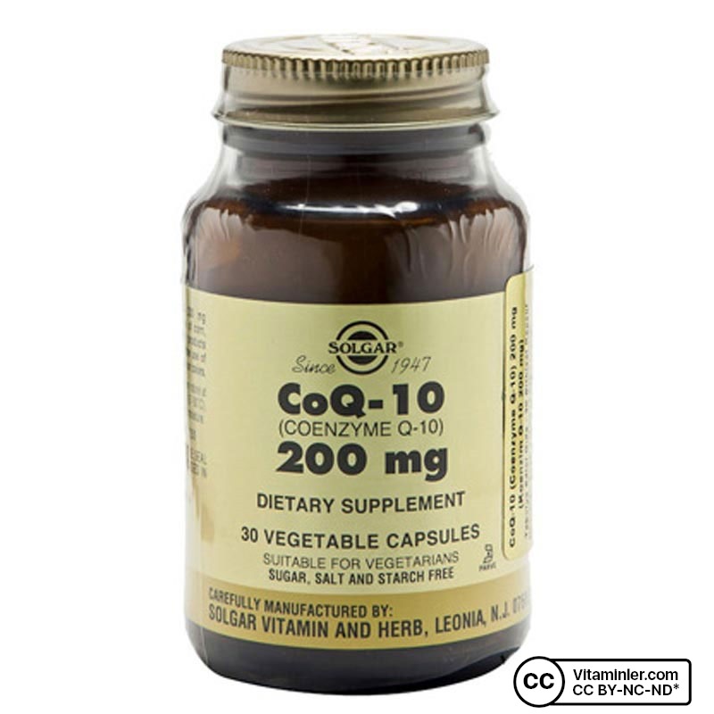 Solgar Coenzyme Q-10 200 Mg 30 Kapsül | Vitaminler