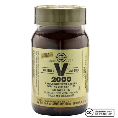 Solgar VM 2000 60 Tablet - Multivitaminler | Vitaminler