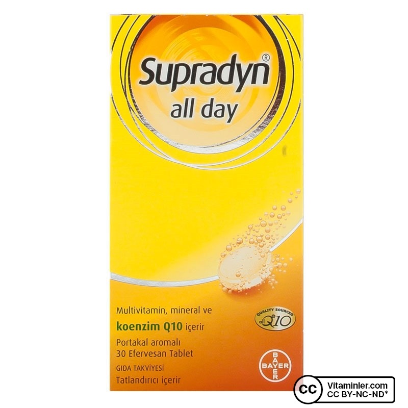 Supradyn All Day Efervesan 30 Tablet | Vitaminler