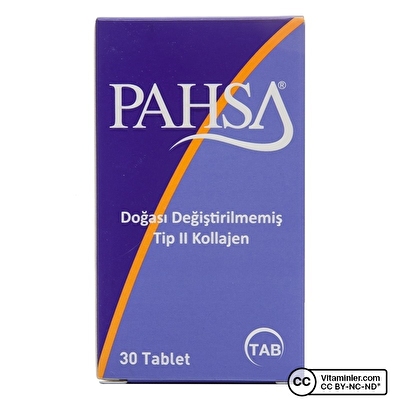 TAB Pahsa Type II Kollajen 30 Tablet | Vitaminler