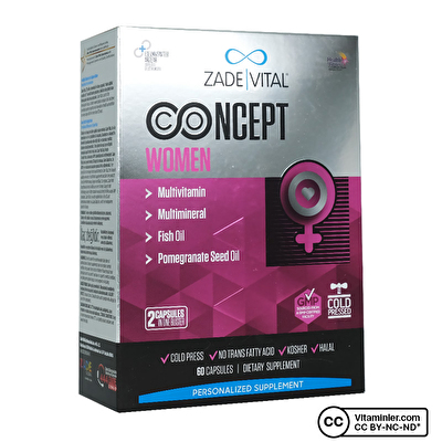 Zade Vital Concept Women 60 Kapsül | Vitaminler
